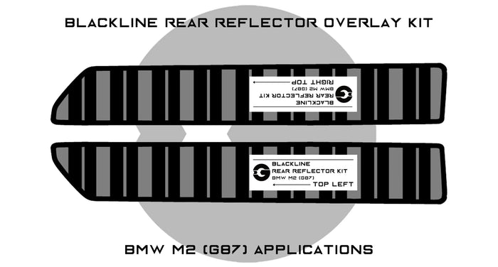 Goldenwrench BMW M2 G87 Rear Reflector Decal Sticker | Nineteen72 ...